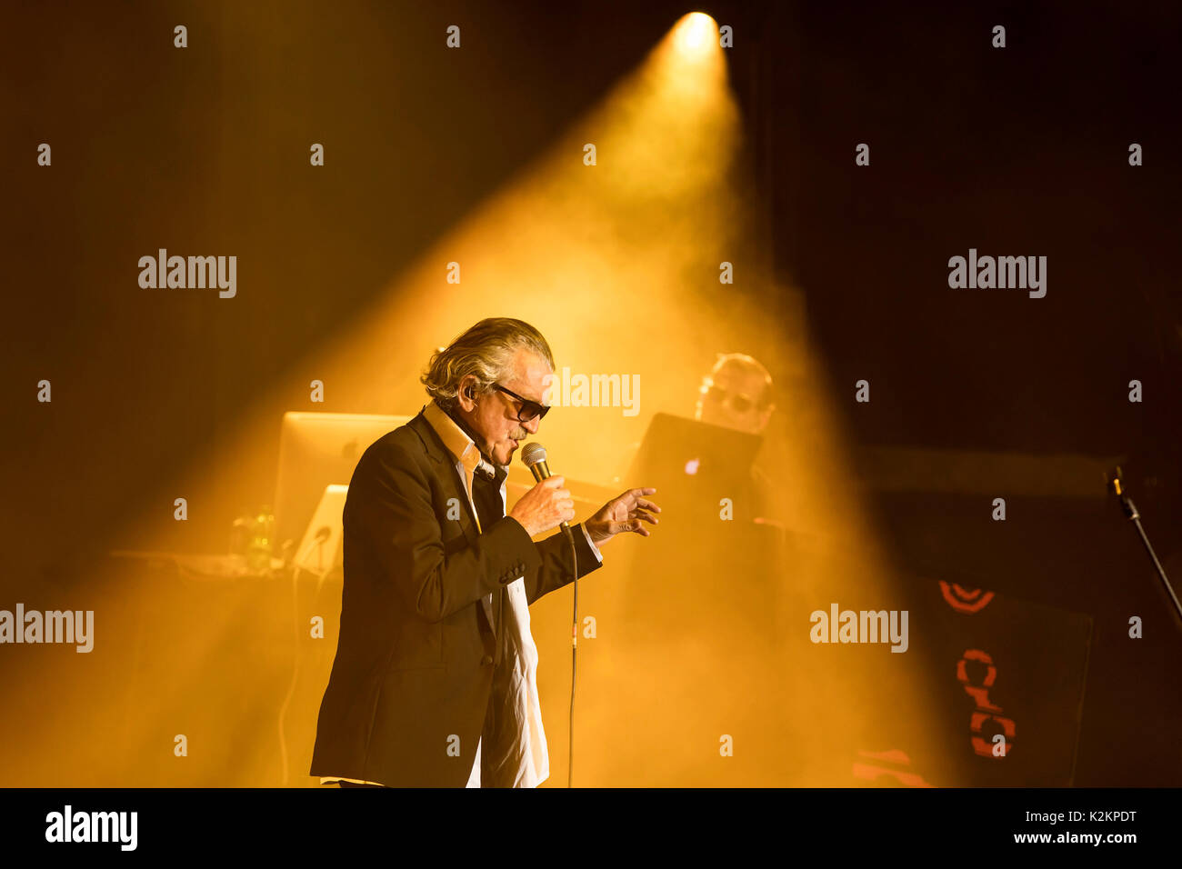 Berlin, Germany. 31st Aug, 2017. Dieter Meier and Boris Blank of Yello ...