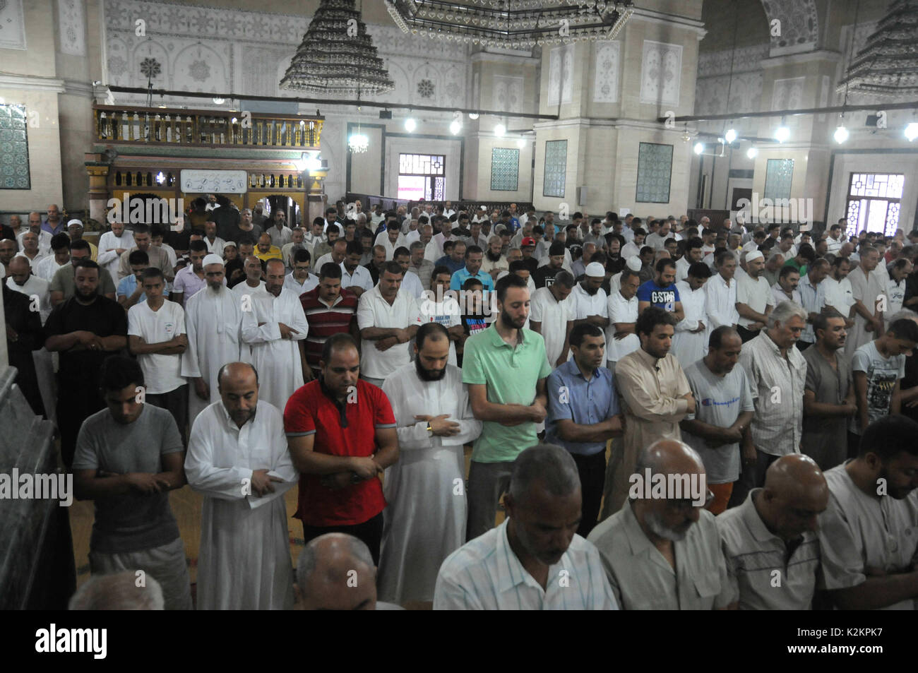 Tunis, Tunisia. 1st Sep, 2017. Muslims pray during Eid al-Adha festival ...