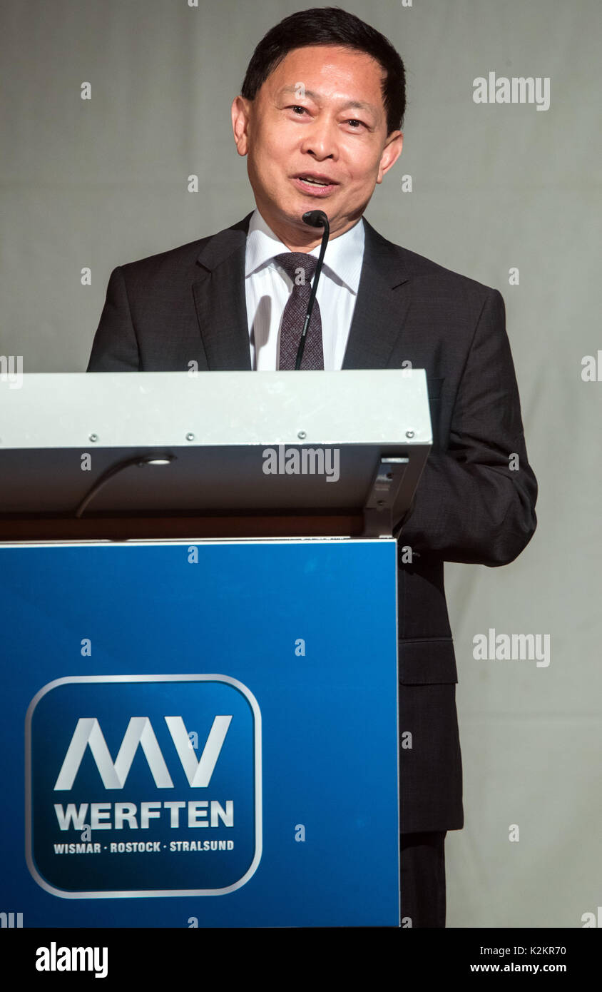 Wismar, Germany. 1st Sep, 2017. The chairman of the Malaysian Genting ...