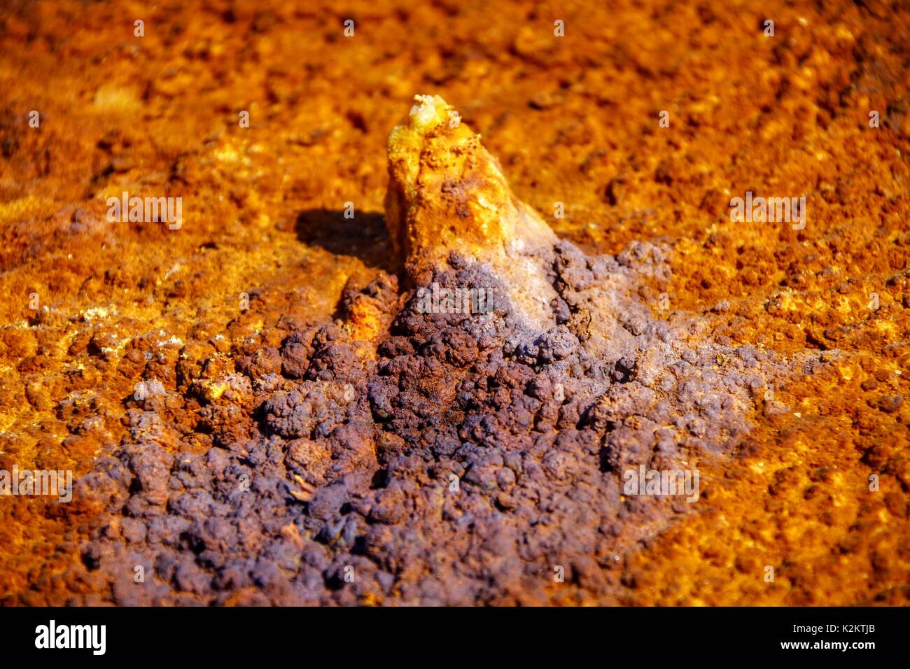 Dallol volcano Danakil depression Ethiopia Stock Photo - Alamy