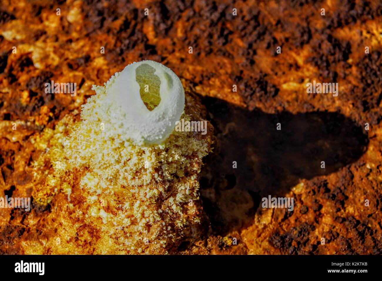 Dallol volcano Danakil depression Ethiopia Stock Photo - Alamy
