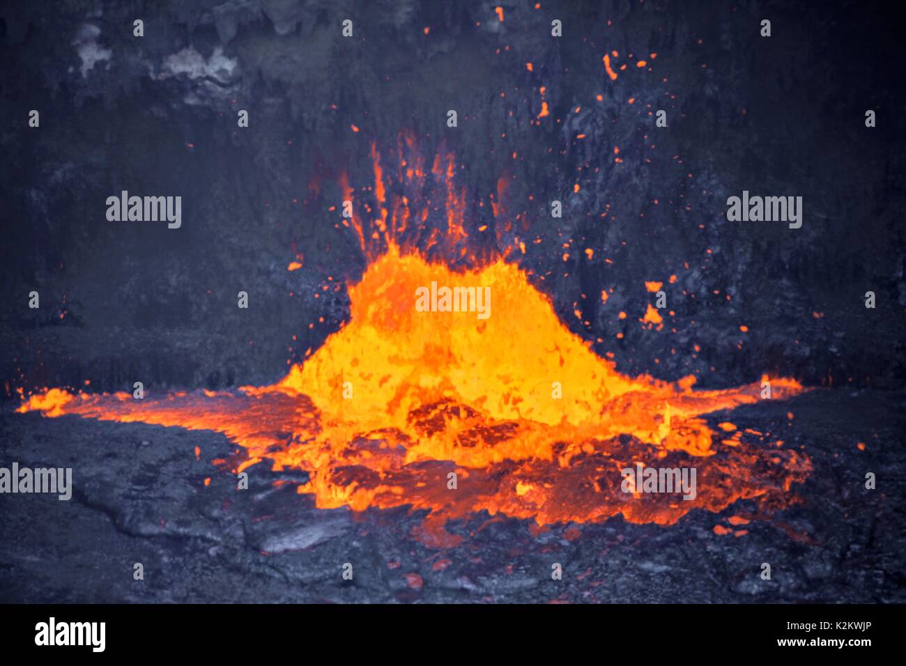 Erta Ale volcano Danakil depression Afar Ethiopia Stock Photo - Alamy