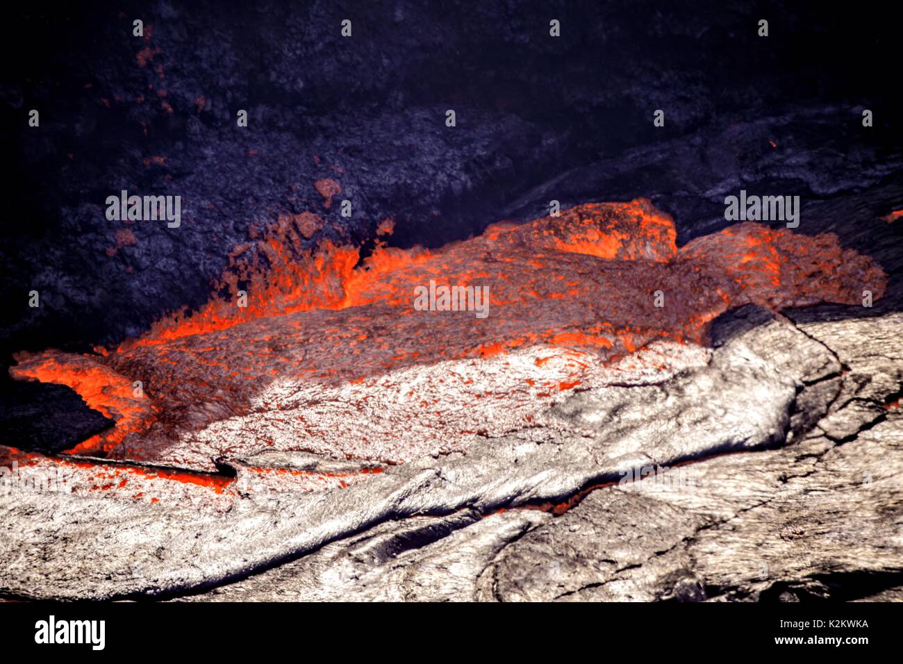 Erta Ale volcano Danakil depression Afar Ethiopia Stock Photo - Alamy