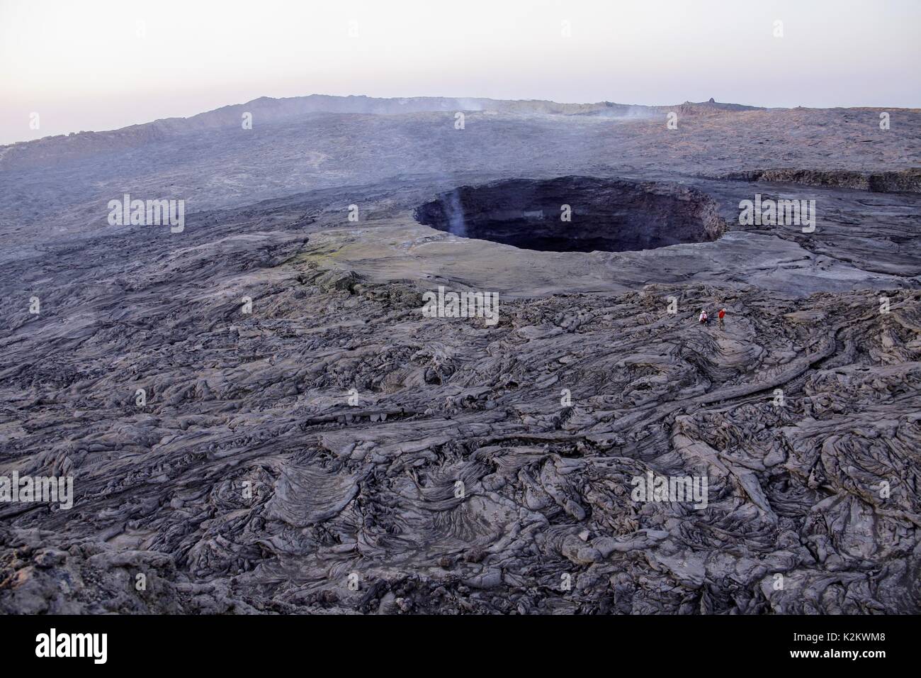 Erta Ale volcano Danakil depression Afar Ethiopia Stock Photo - Alamy
