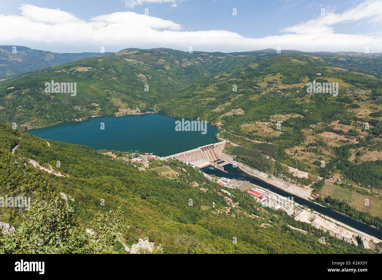 Hydroelectric power station Perucac, National park Tara, Serbia Stock ...