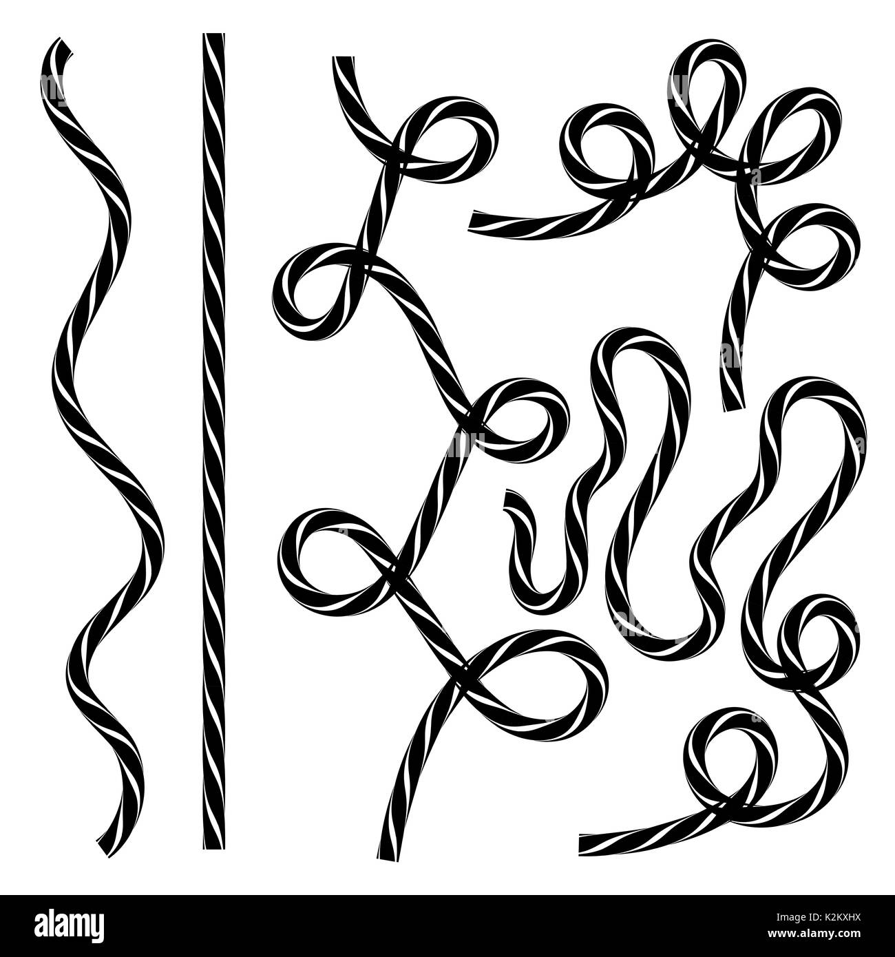 Wire scrap metal Stock Vector Images - Alamy