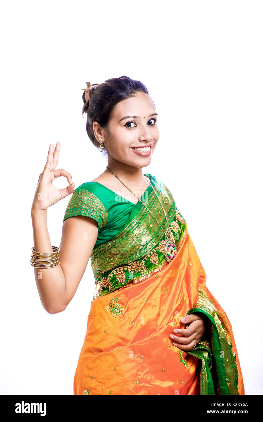 Beauty model indian woman hi-res stock photography and images - Alamy