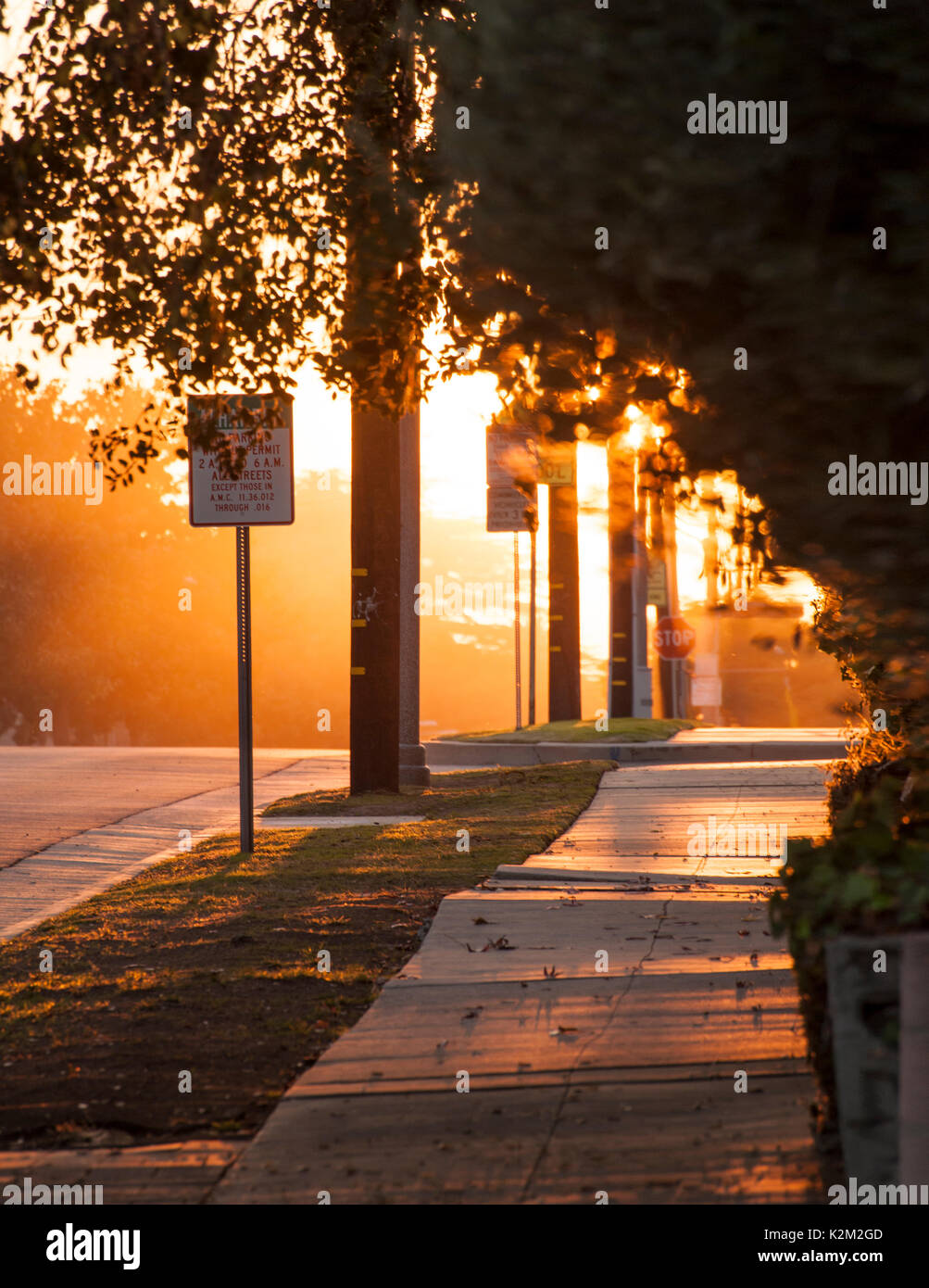 up the street Stock Photo - Alamy