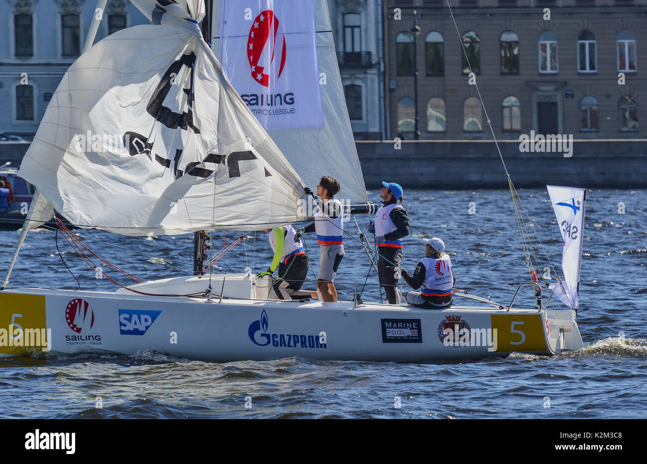 The race for the European sailing Champions League from 11 to 13 August ...