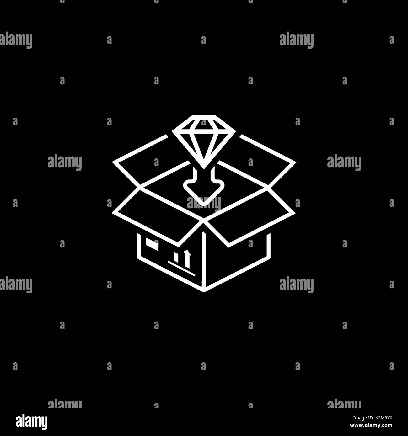 Packing Icon. Flat Design Stock Vector Image & Art - Alamy