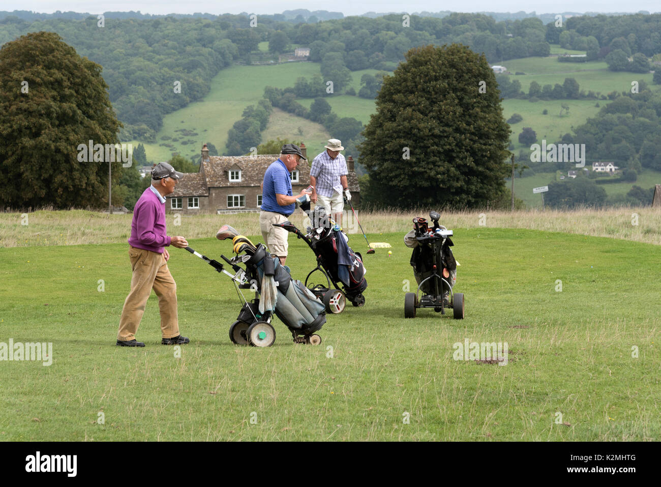 Group golf players playing hi-res stock photography and images - Alamy