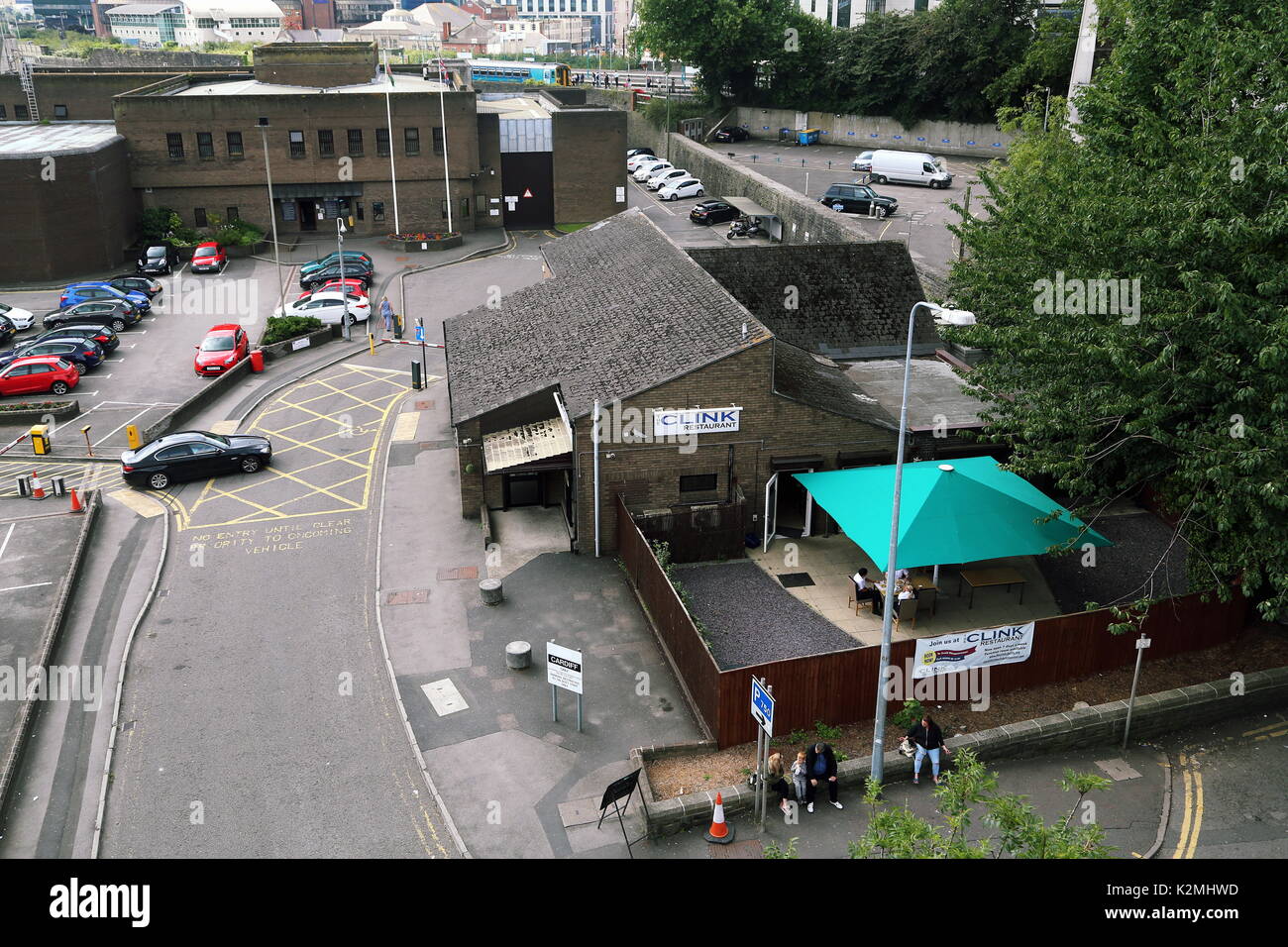 The Clink restaurant at HMP Cardiff Prison, Wales, UK Stock Photo - Alamy