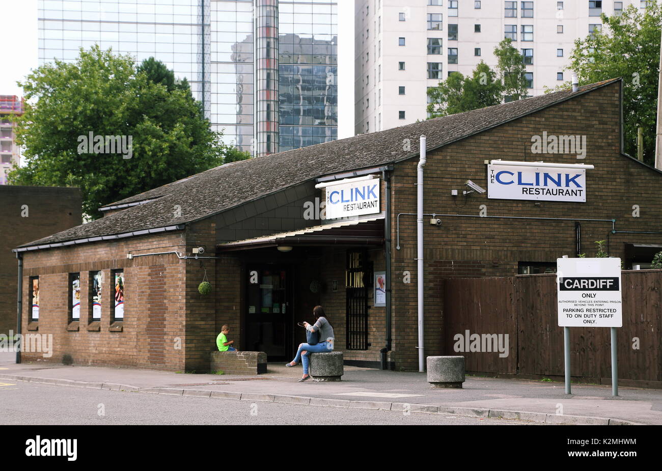 The Clink restaurant at HMP Cardiff Prison, Wales, UK Stock Photo - Alamy