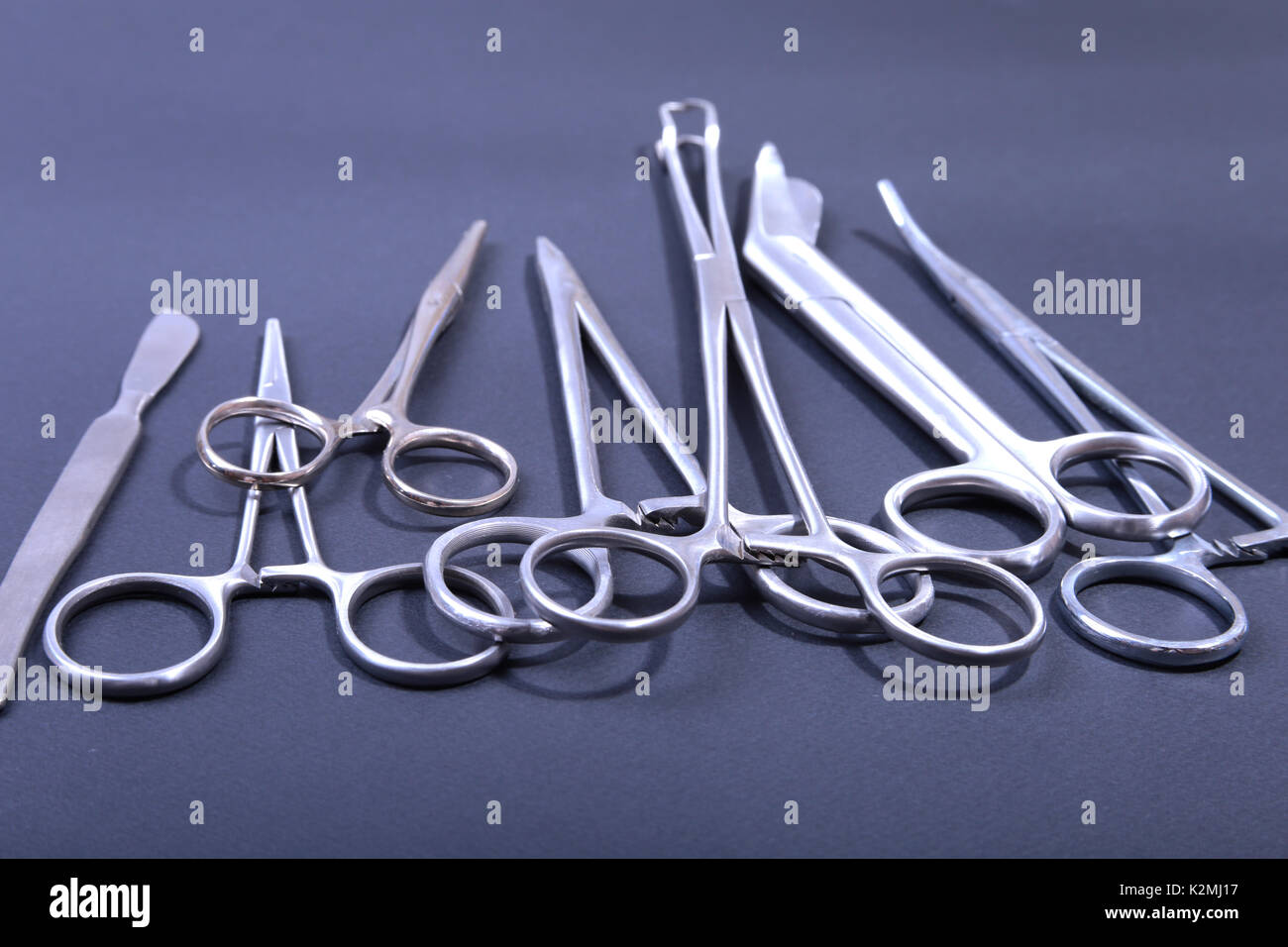 Medical and surgery instruments isolated on white background Stock ...