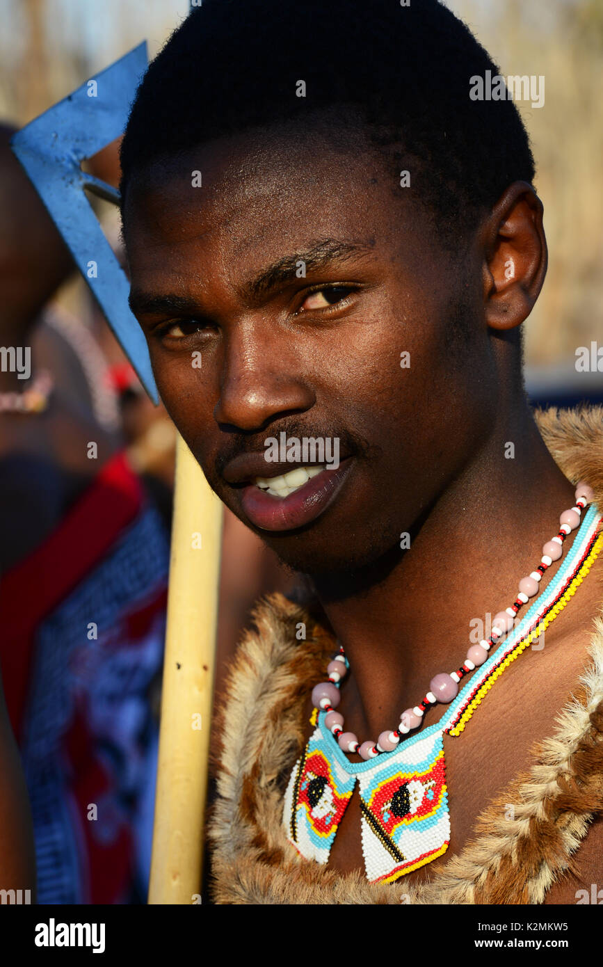 Swaziland Umhlanga Reed Dance Stock Photo - Alamy