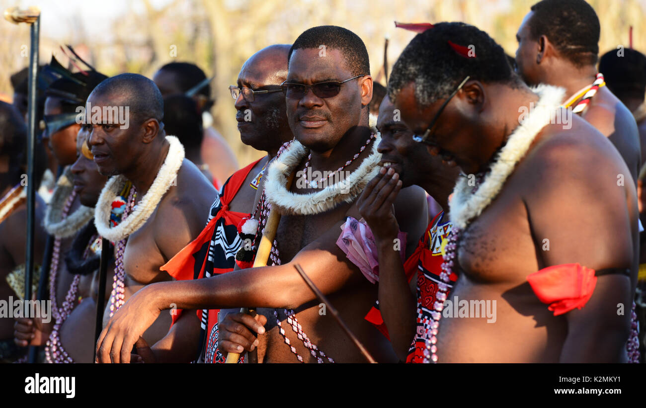 Swaziland Umhlanga Reed Dance Stock Photo - Alamy