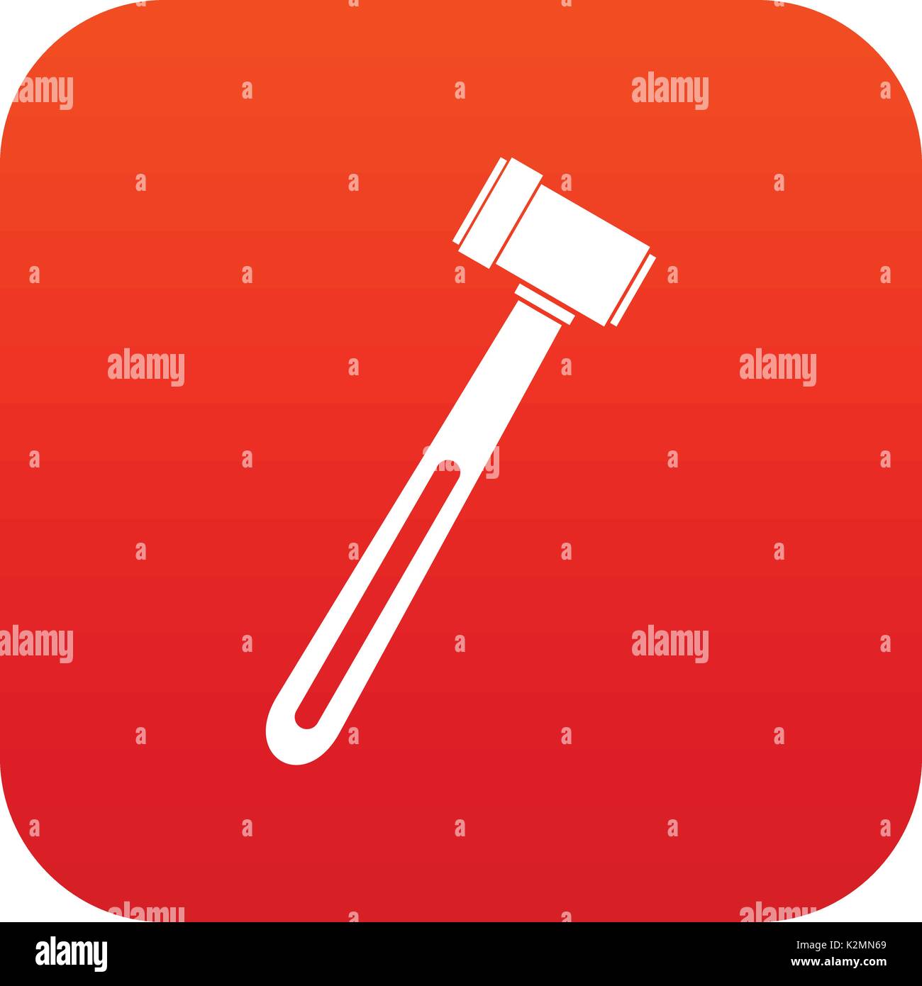 Medical hammer icon digital red Stock Vector Image & Art - Alamy