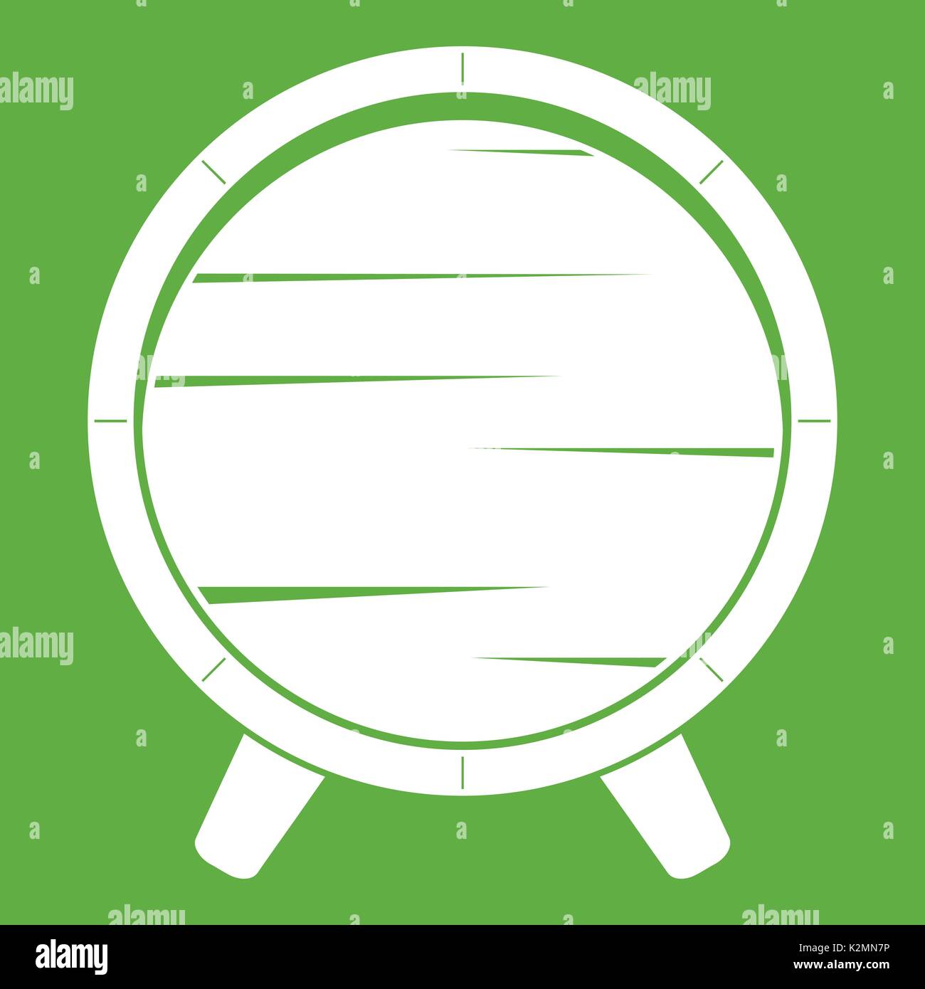 Barrel on legs icon green Stock Vector Image & Art - Alamy