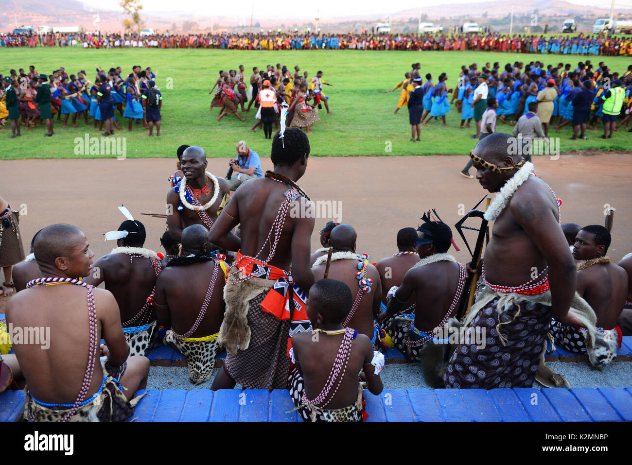 Swaziland Umhlanga Reed Dance Stock Photo - Alamy