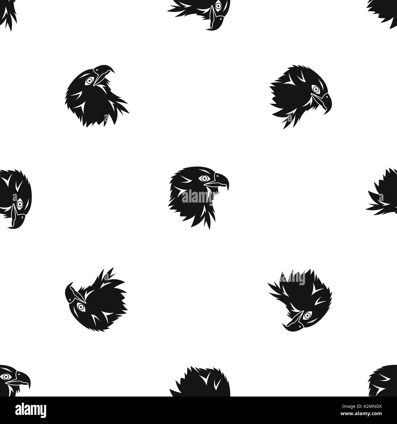 Eagle pattern seamless black Stock Vector Image & Art - Alamy
