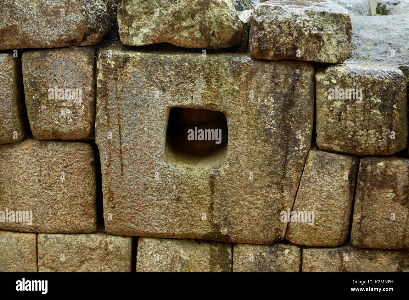 Details of stonework, Machu Picchu 15th century Inca ruins (World ...
