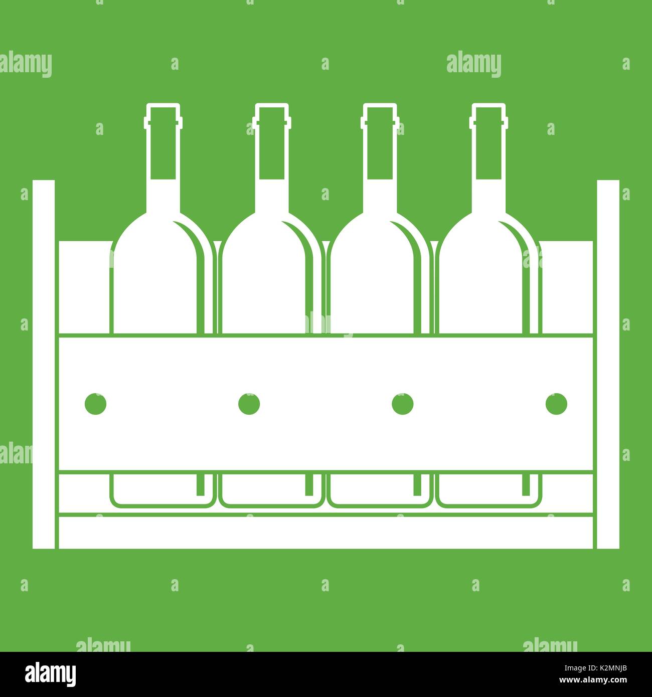 Wooden wine box crate Stock Vector Images - Alamy