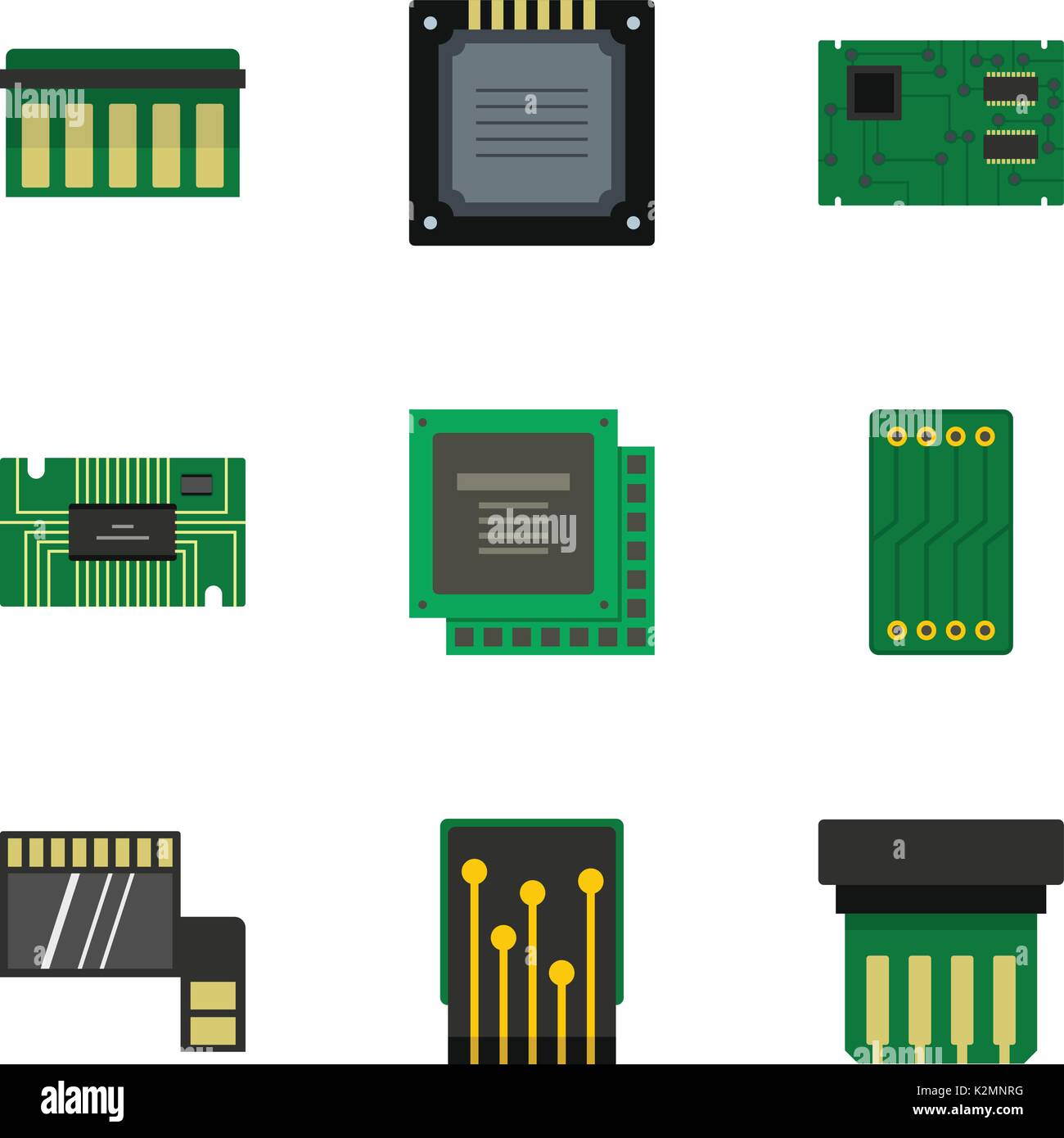 Surface mount component Stock Vector Images - Alamy