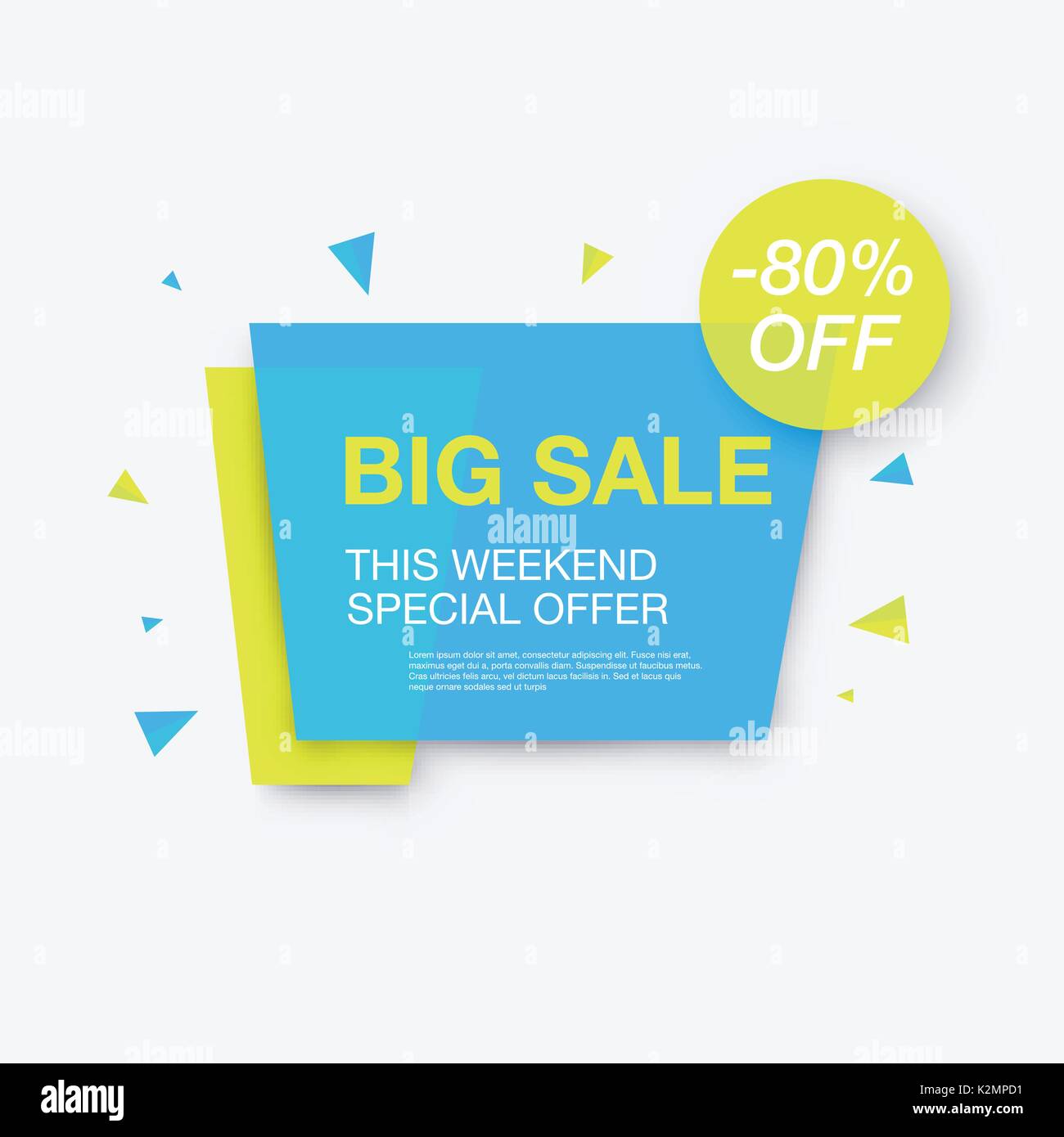 Weekend sale banner, special offer Stock Vector Image & Art - Alamy