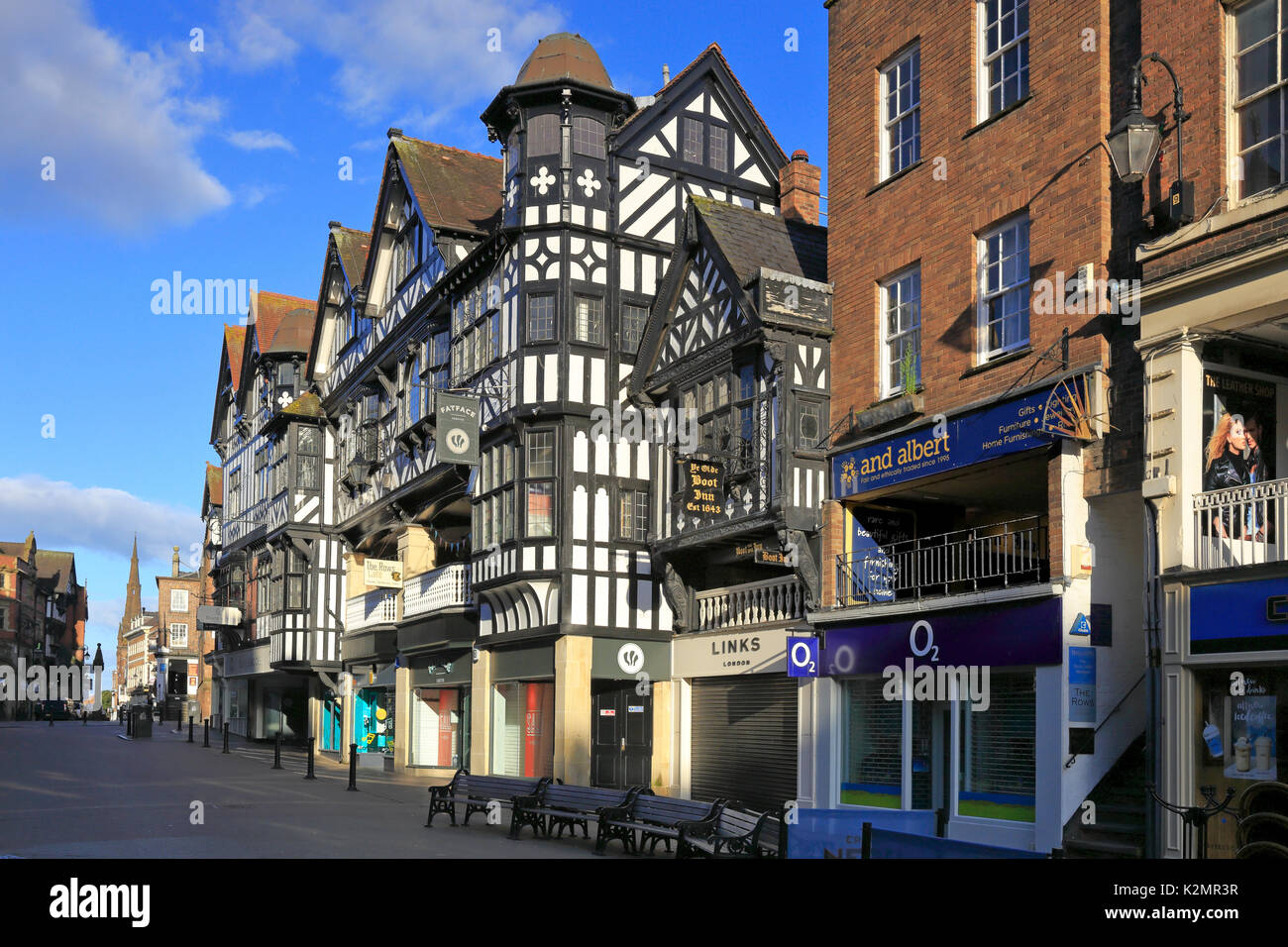 Eastgate Rows, Chester, Cheshire, England, UK Stock Photo - Alamy