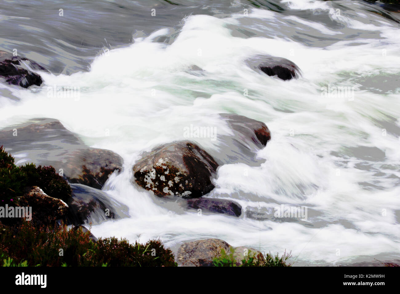 kilt rock on the isle of skye Stock Photo - Alamy