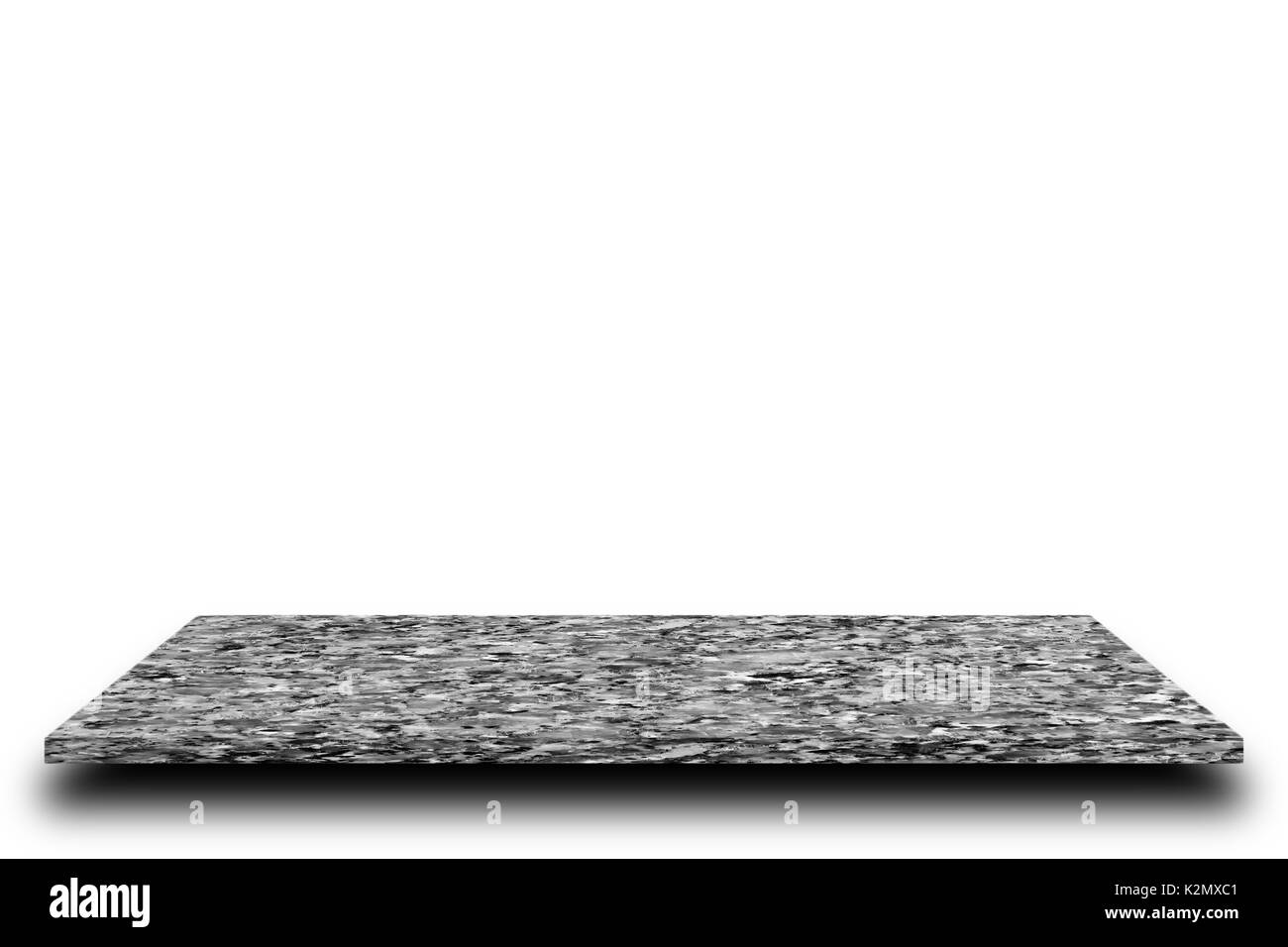 empty top of mable stone isolated on white background Stock Photo - Alamy
