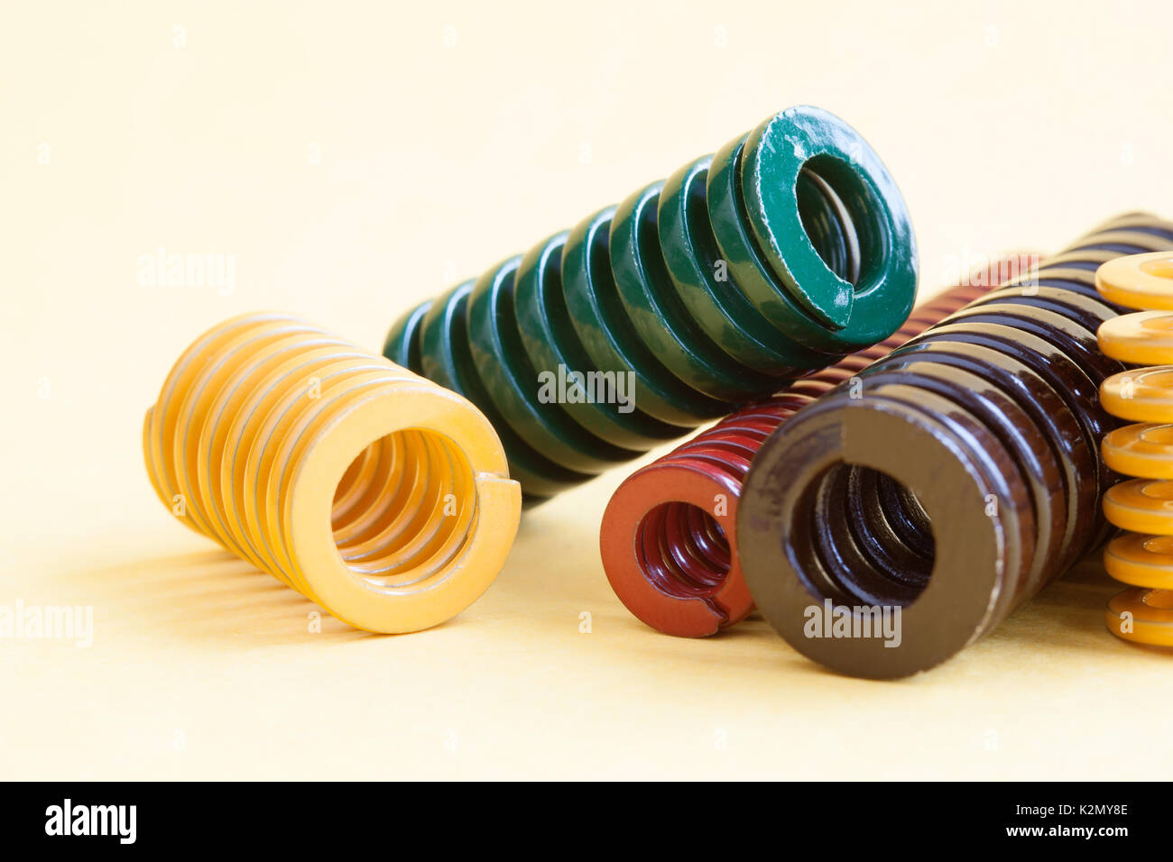 Many steel springs hi-res stock photography and images - Alamy