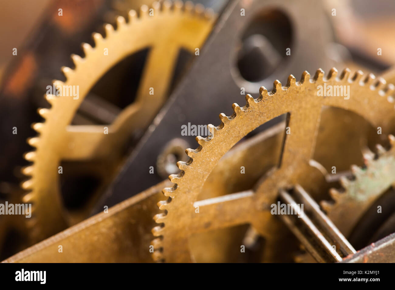 Clockwork mechanism cog wheel hi-res stock photography and images - Alamy