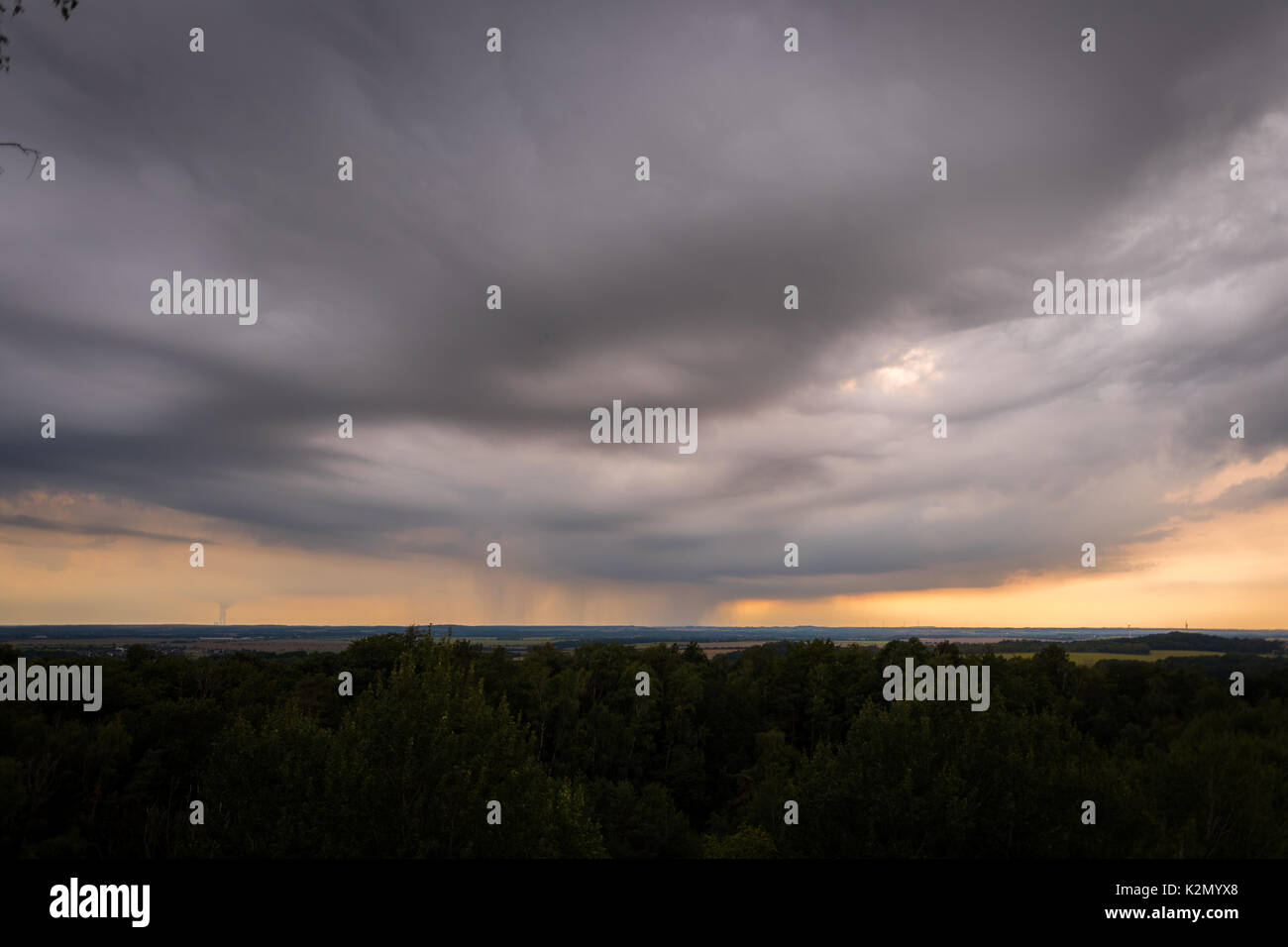 Germany dramatic rain cloud hi-res stock photography and images - Alamy