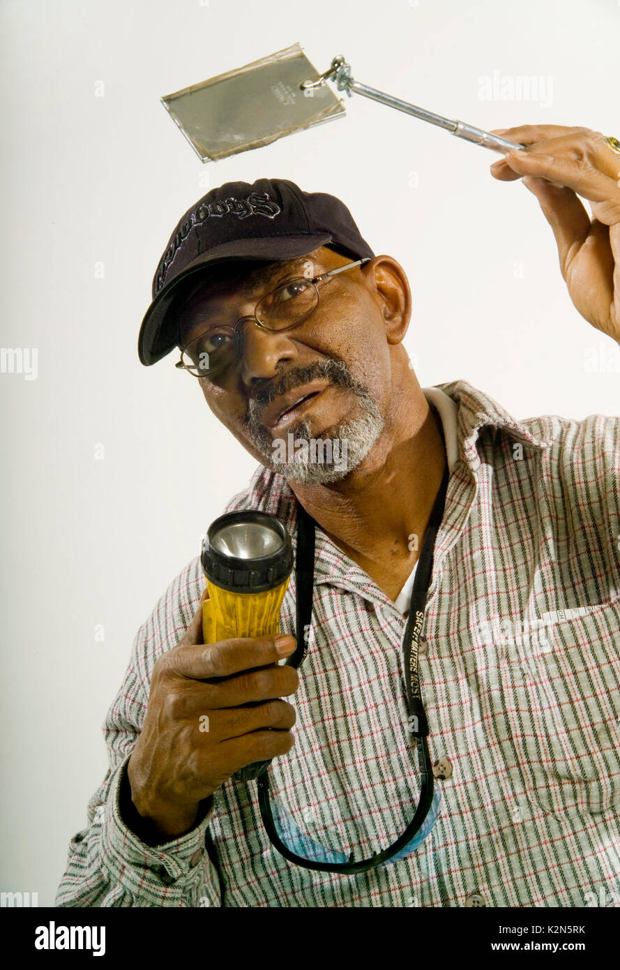 Train car inspector hi-res stock photography and images - Alamy