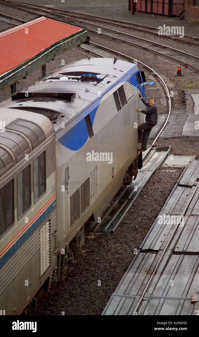 Train engineer hi-res stock photography and images - Alamy