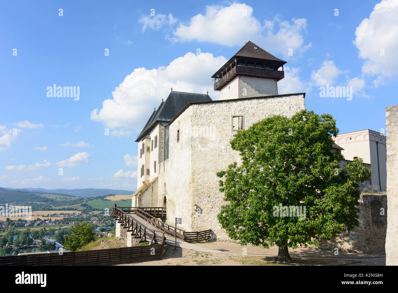 castle, Trencín (Trentschin), Slovakia Stock Photo - Alamy