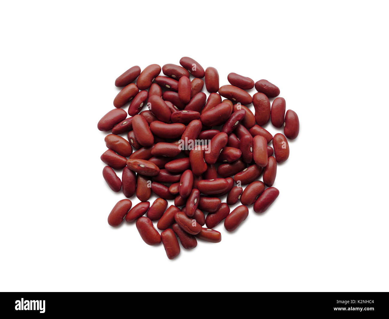 Raw Red Kidney Beans Isolated on White Background Stock Photo - Alamy