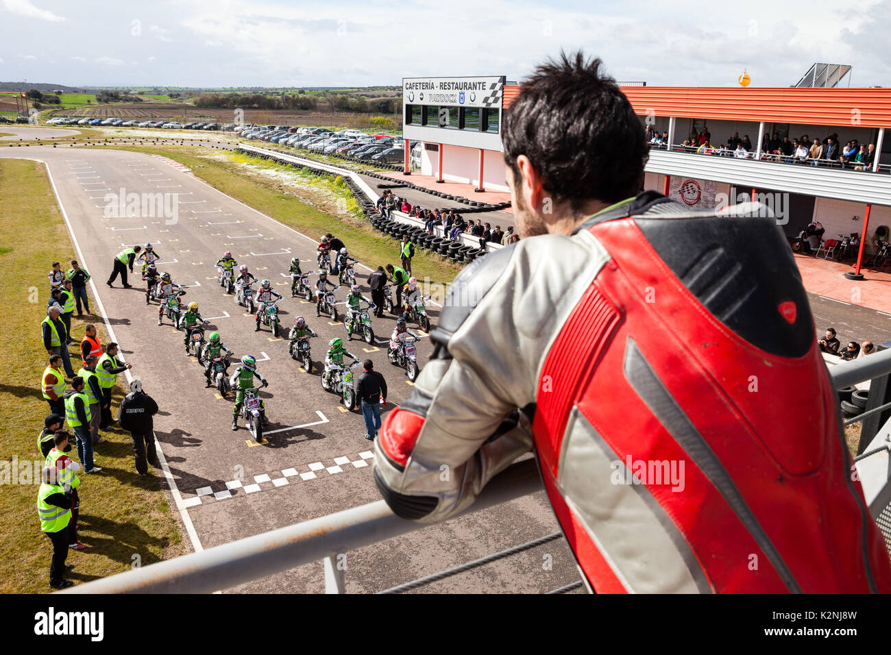 Race track equipment hi-res stock photography and images - Alamy