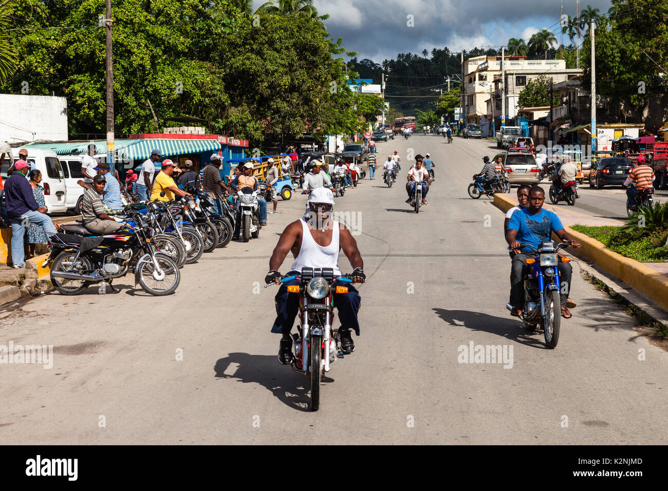 Motoconcho in Dominican Republic Stock Photo - Alamy