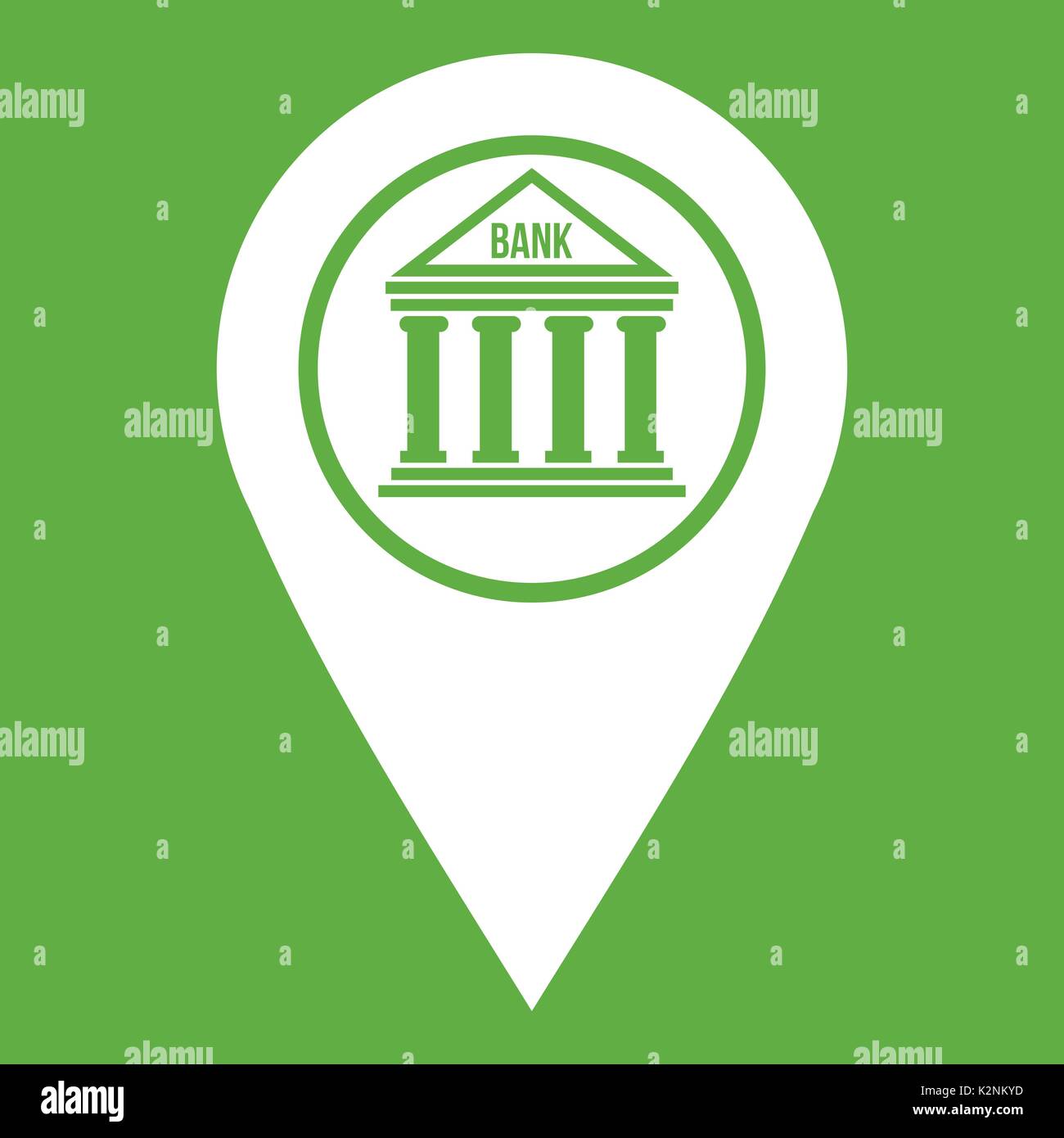 Map pin icon green Stock Vector Image & Art - Alamy