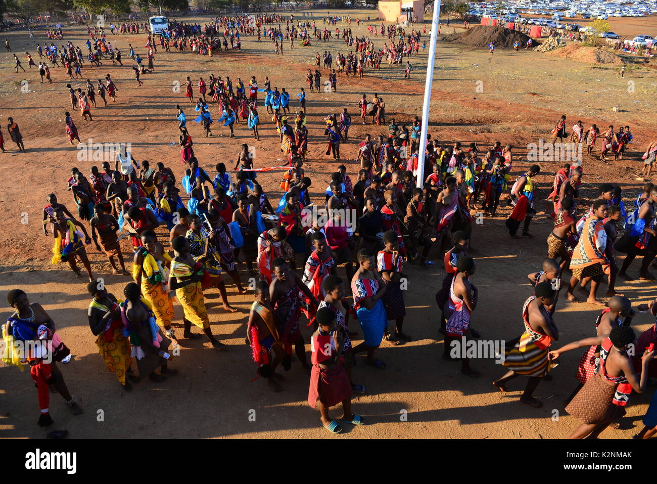 Swaziland Umhlanga Reed Dance Stock Photo - Alamy