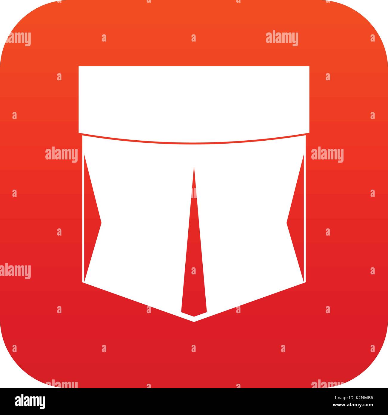 Pocket icon digital red Stock Vector Image & Art - Alamy