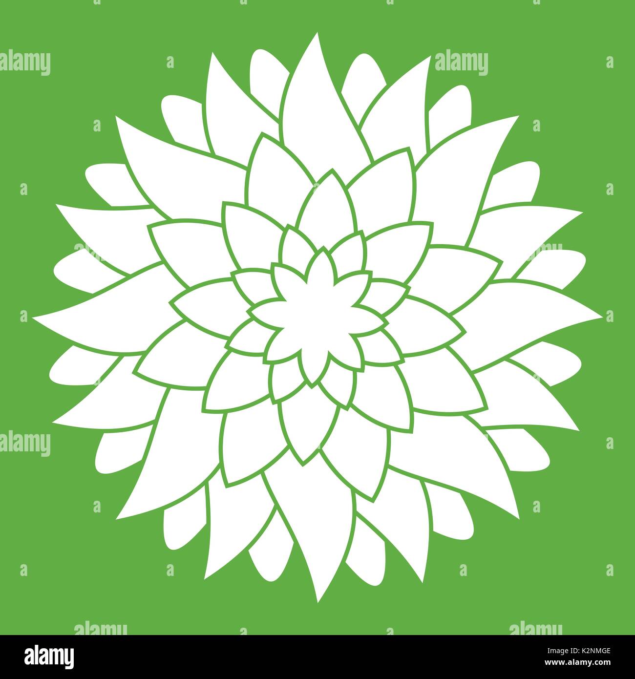 Flower icon green Stock Vector Image & Art - Alamy