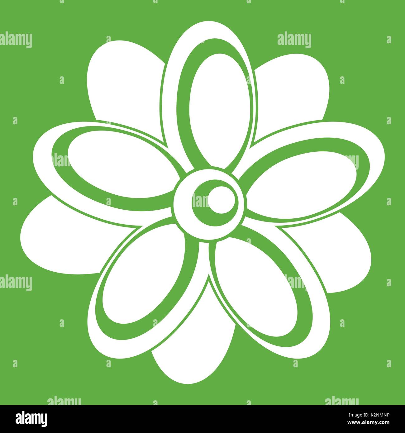 Flower icon green Stock Vector Image & Art - Alamy