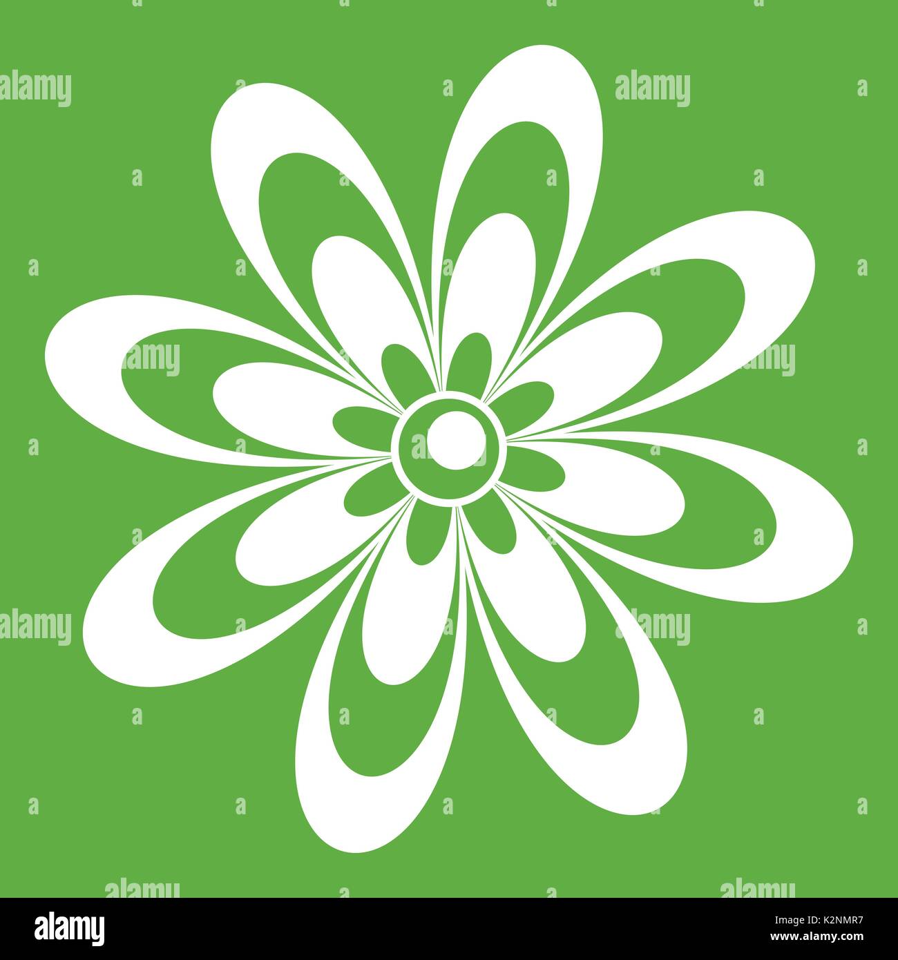 Flower icon green Stock Vector Image & Art - Alamy