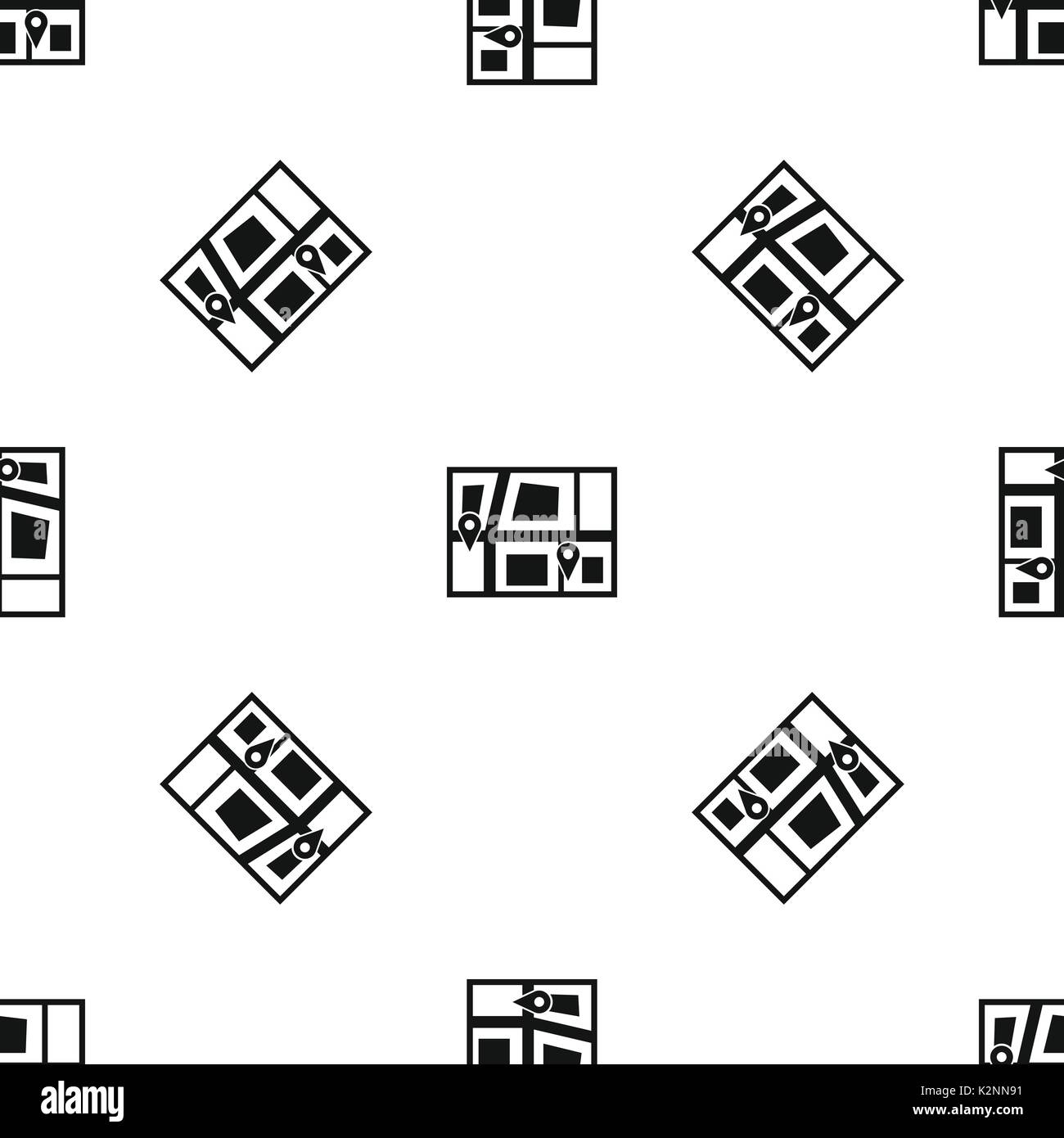 Geo location of taxi pattern seamless black Stock Vector Image & Art ...