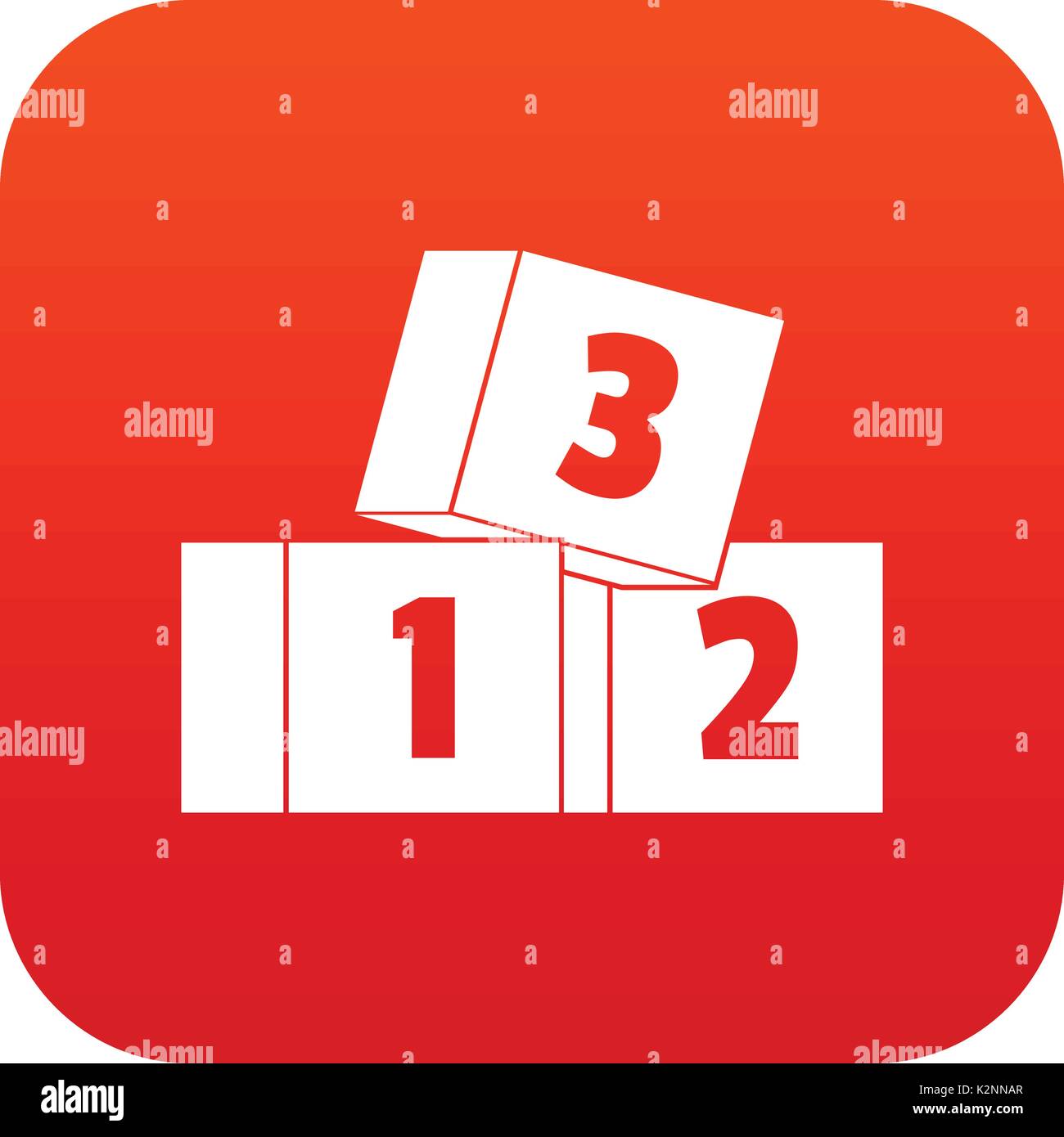 Bricks icon digital red Stock Vector Image & Art - Alamy