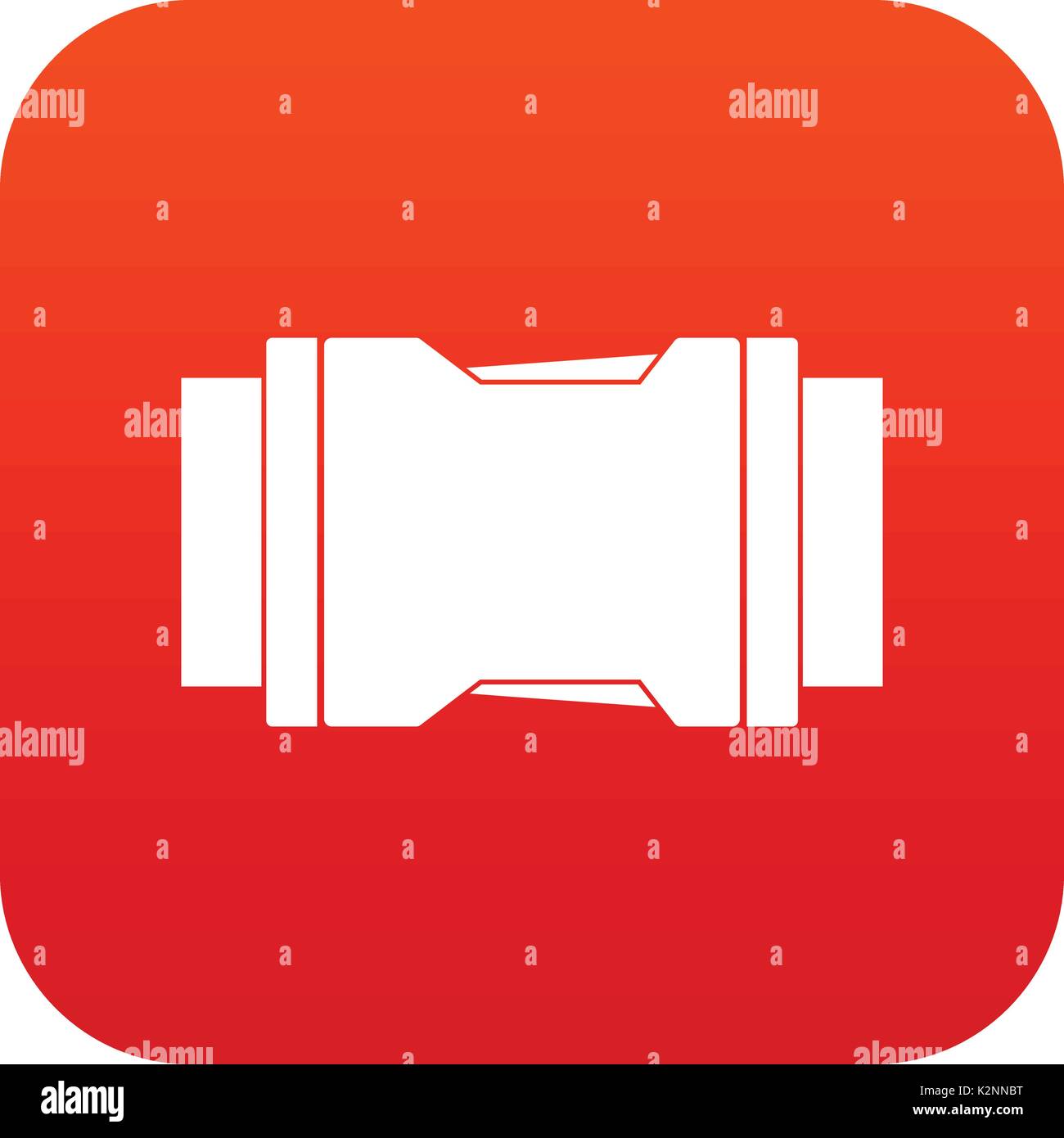 Side release buckle icon digital red Stock Vector Image & Art - Alamy