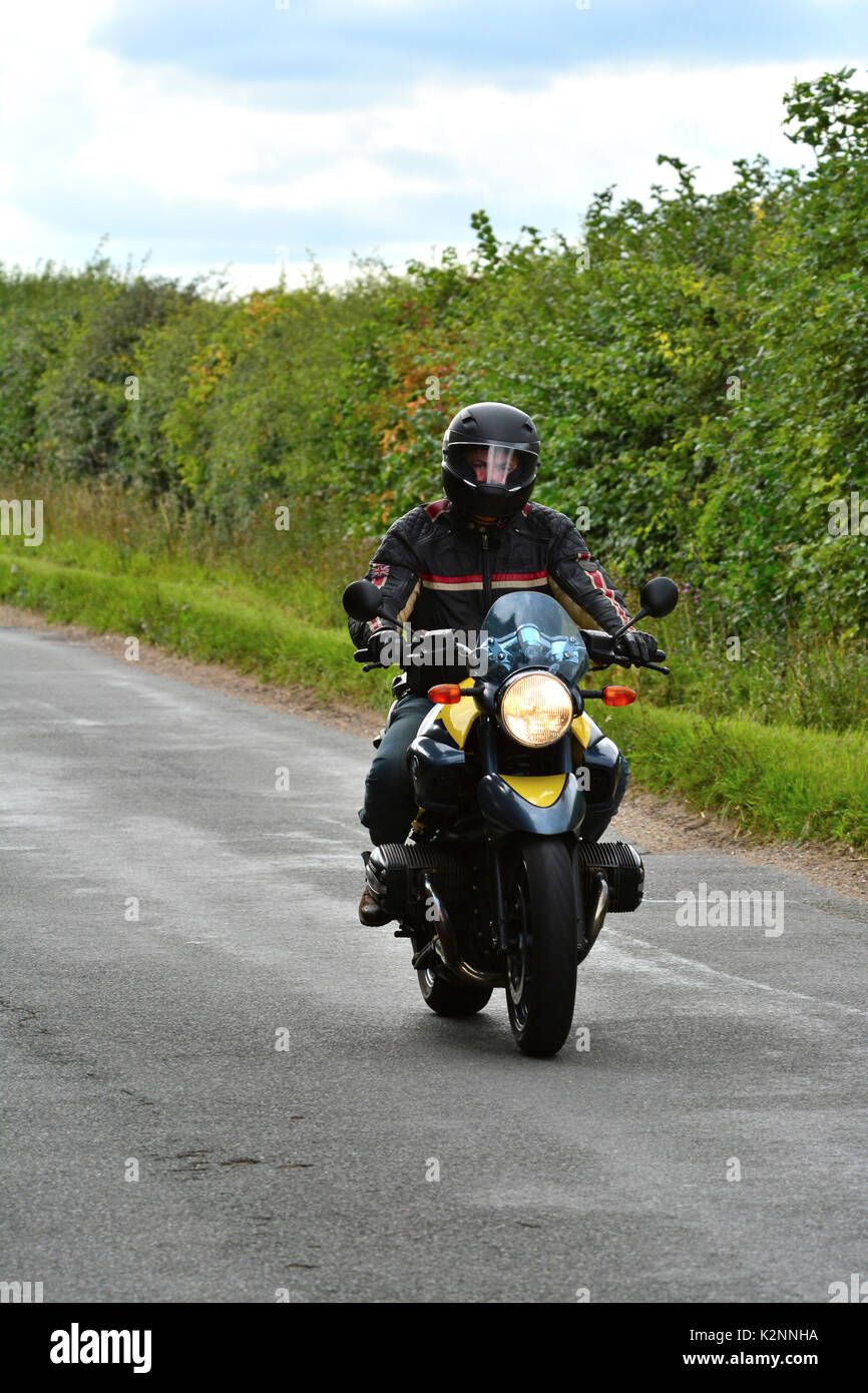 Rural motorcyclist hi-res stock photography and images - Alamy
